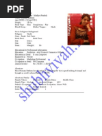 Matrimonial Resume CV | PDF | Lifestyle