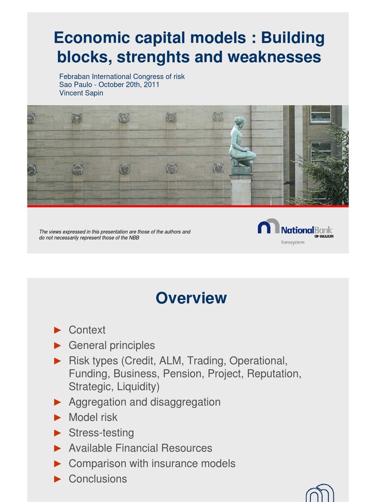 Modelos de Capital Econ Mico - Vincent Sapin | PDF | Value At Risk | Risk