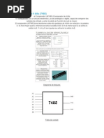 Comparador Lógico TTL 7485 (Diagrama de Conexiones y Funcionamiento ...