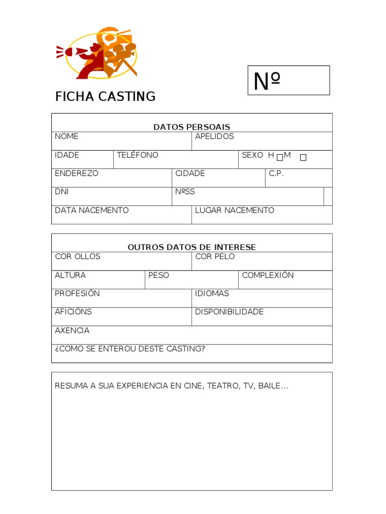 Ficha Casting | PDF
