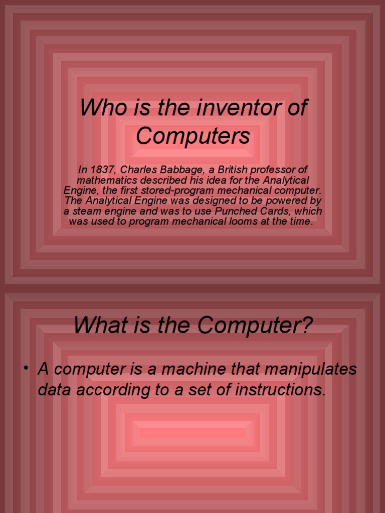 History of Computer Invention Explained | PDF