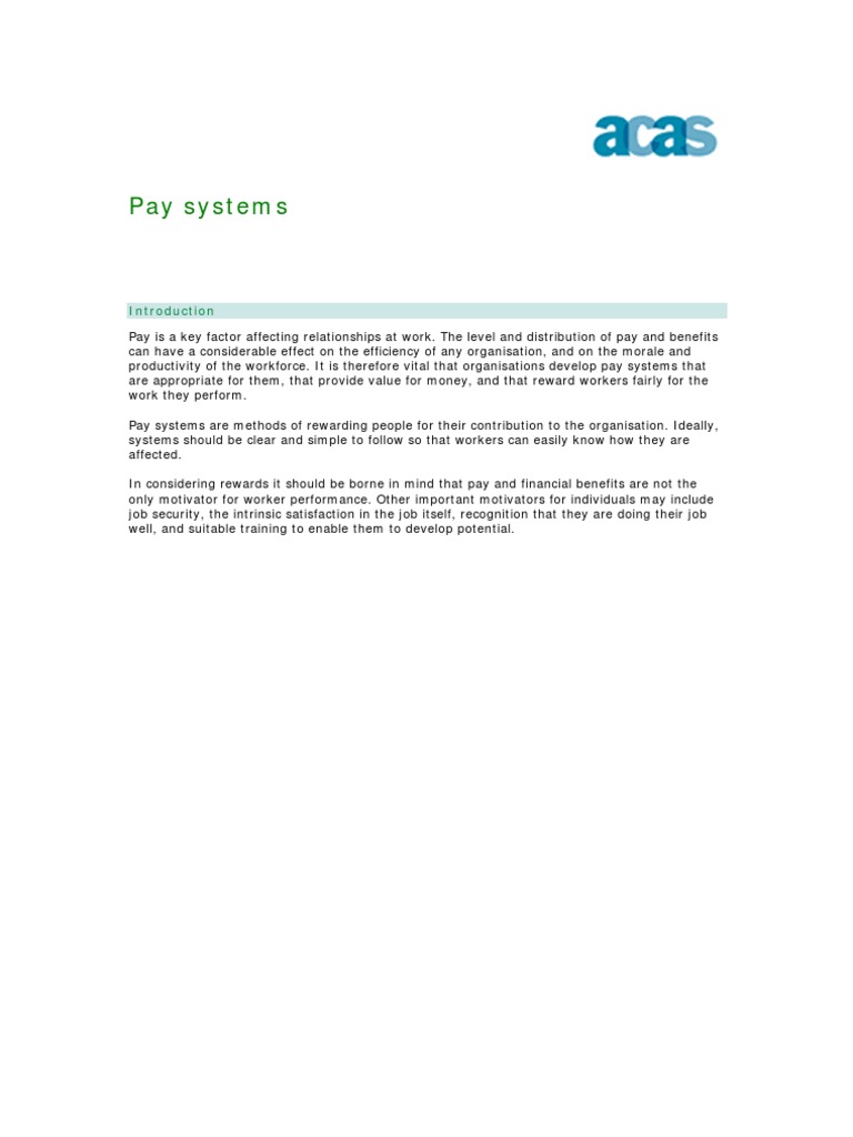 Pay Systems 2 | PDF