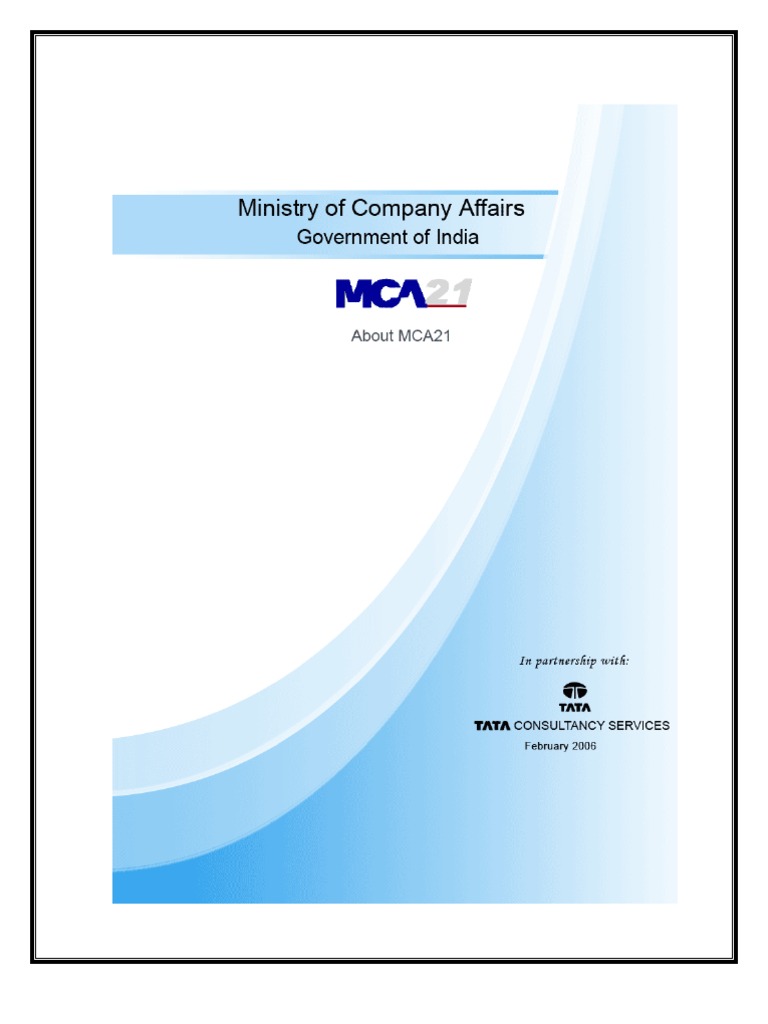 Mca 21 | PDF