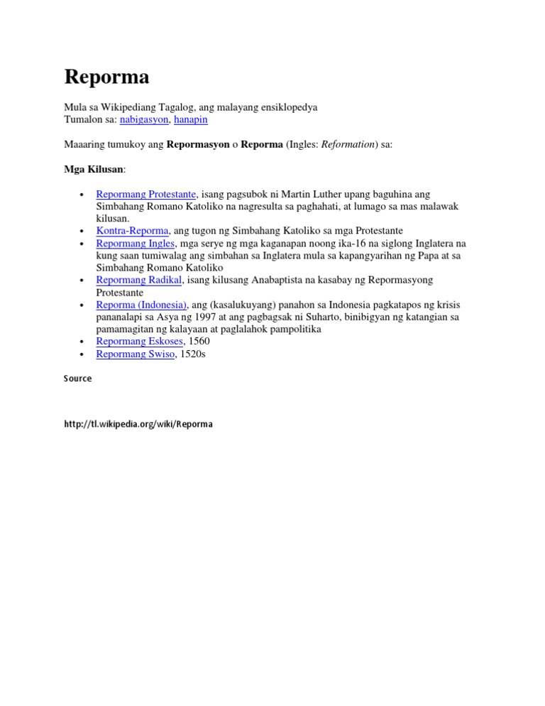 Reporma | PDF