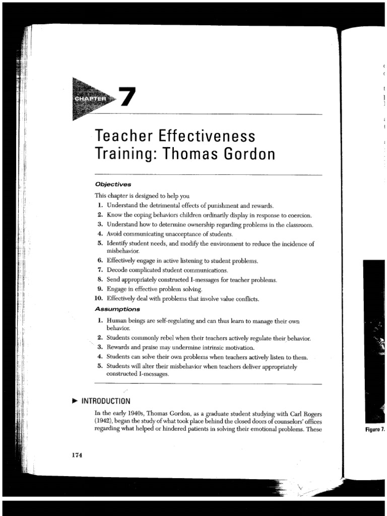 CH 7 Teacher Effectiveness Training | PDF | Obedience (Human Behavior ...