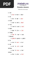Phonetics Exercise 2 | PDF