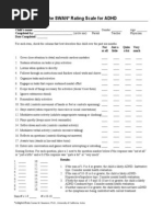 Pediatric Anxiety Rating Scale (Pars) | PDF | Anxiety | Behavioural ...