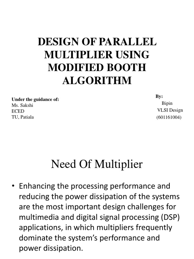 Booth Multiplier | PDF