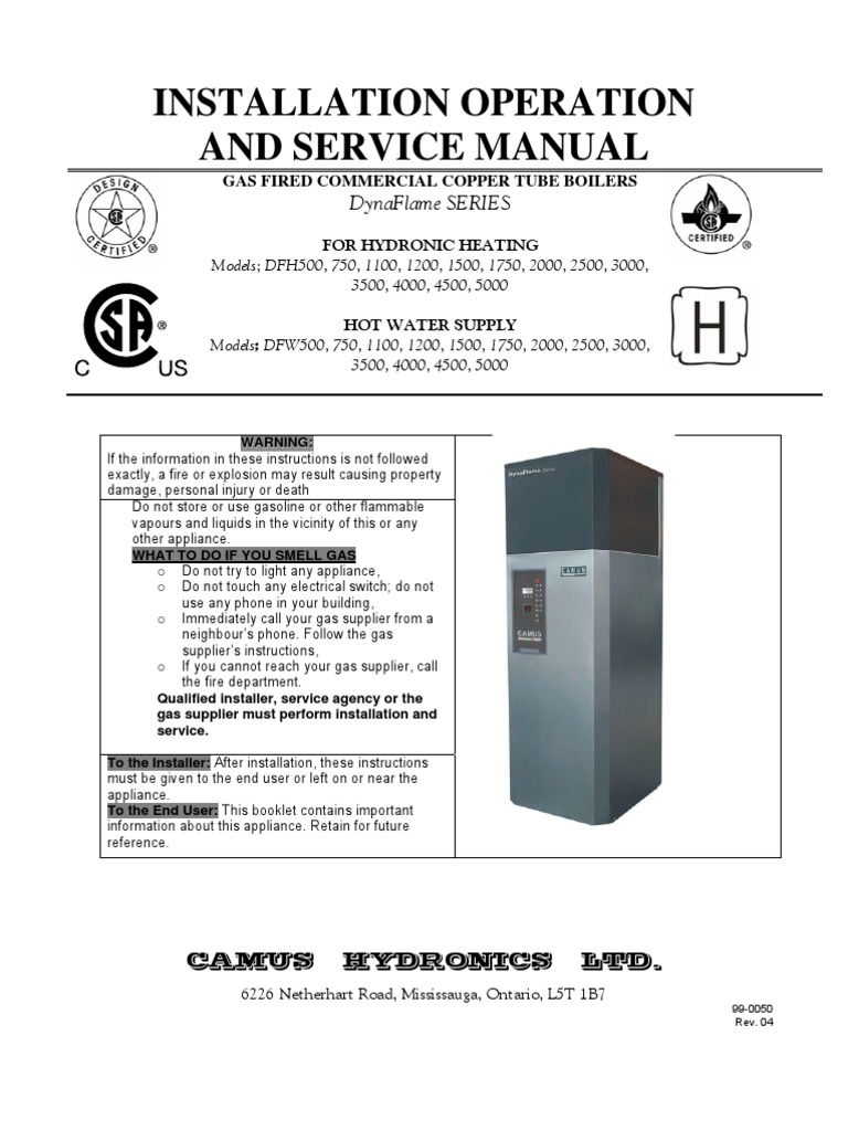 Dynaflame Installation and Operation Manual 4.1version PDF | PDF ...