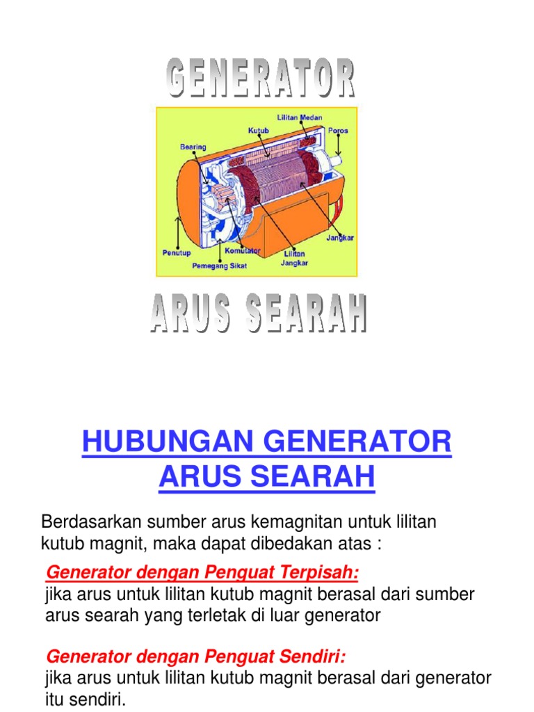 Hubungan Generator Arus Searah | PDF