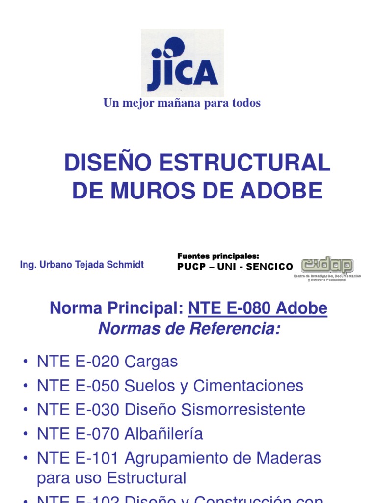 6 Diseño Estructural de Muros de Adobe ZIP | PDF | Doblar | Mecánica