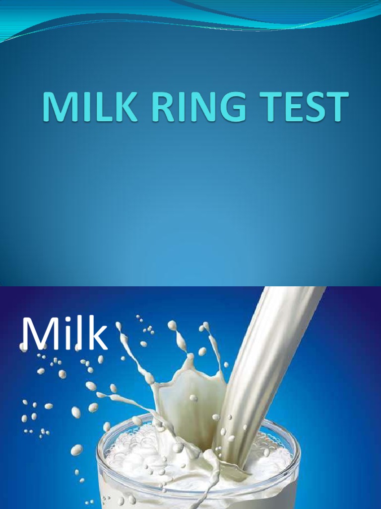 Milk Ring Test | Milk | Cattle