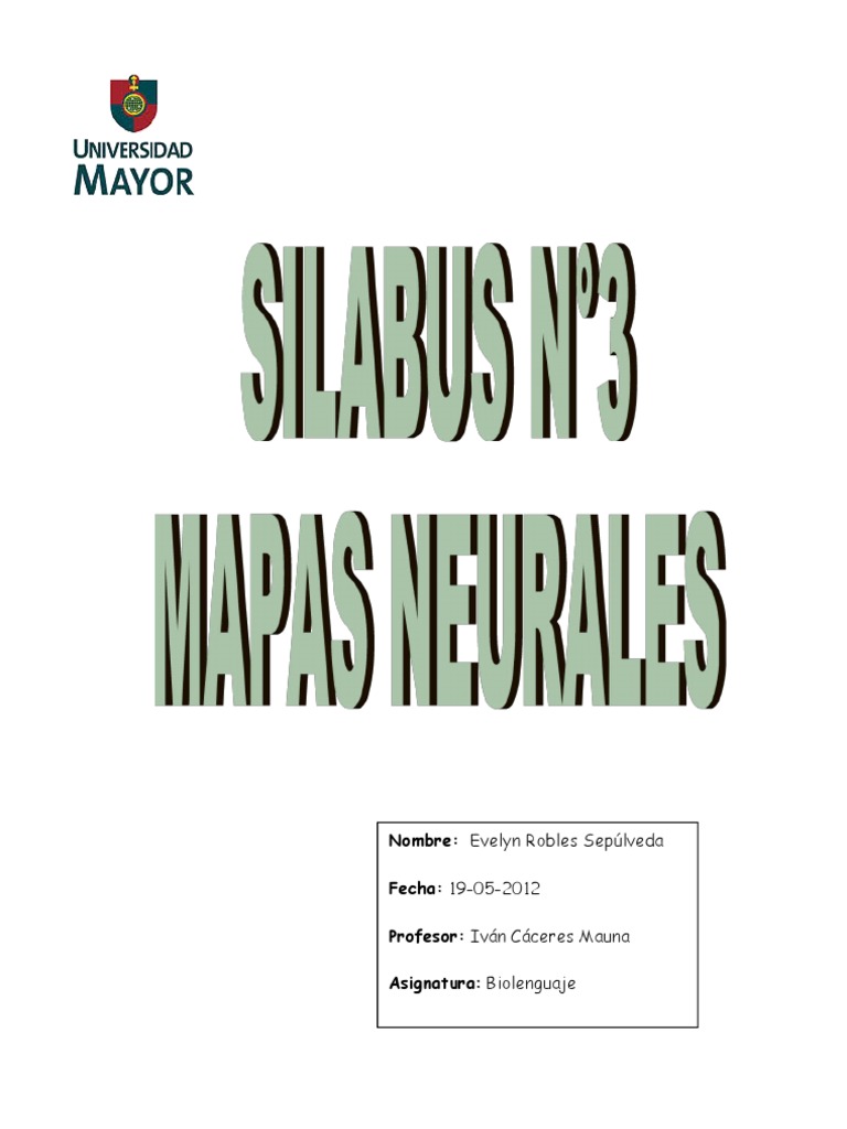 Mapas Neurales | PDF | Neurobiología | Evaluación neuropsicológica