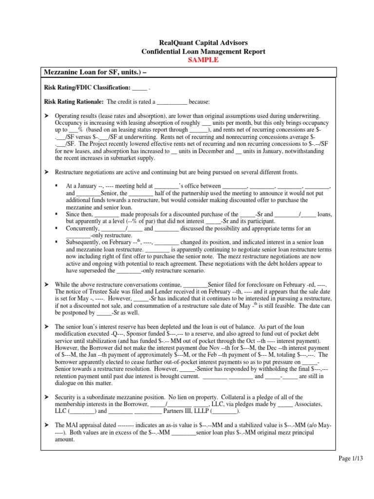 Confidential Loan Management | PDF | Interest | Loans