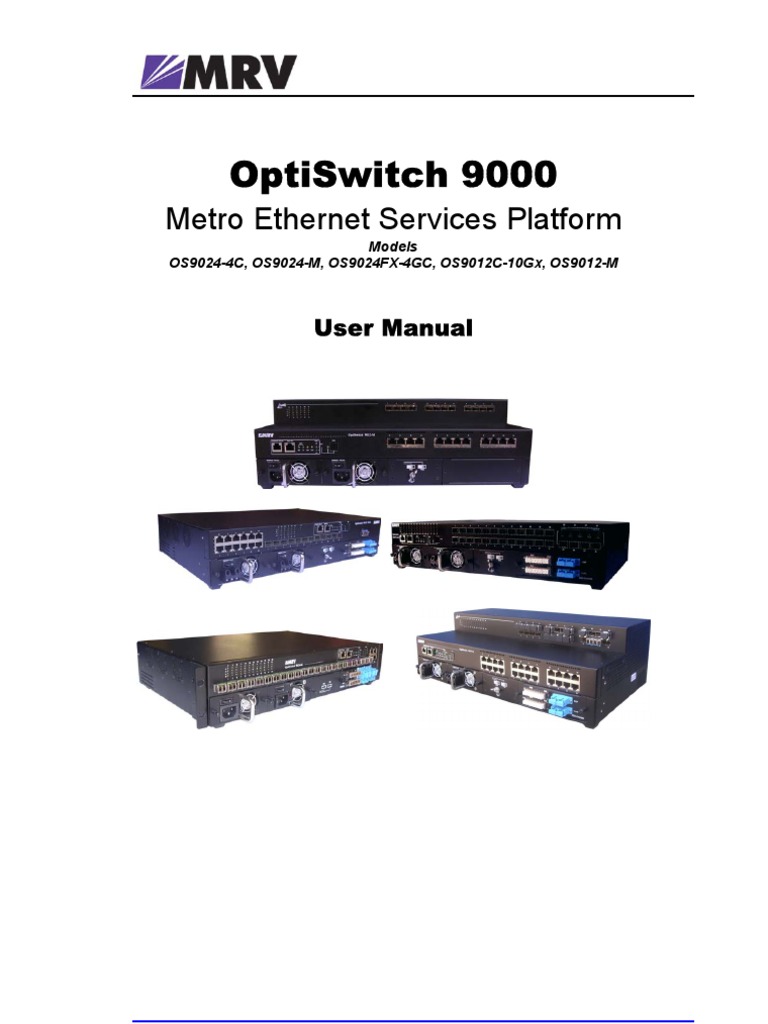 OptiSwitch 9000 User Manual (ML48261, Rev. 02) - d3 | PDF | Command ...