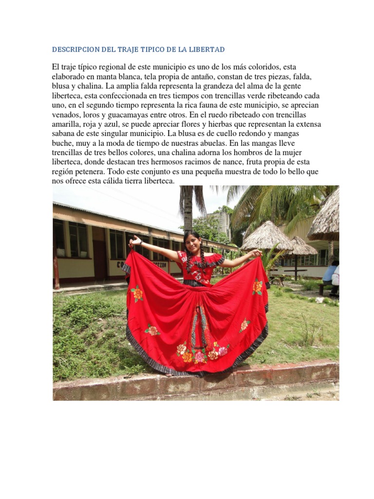 Traje Típico de La Libertad, Perú | PDF | Arte