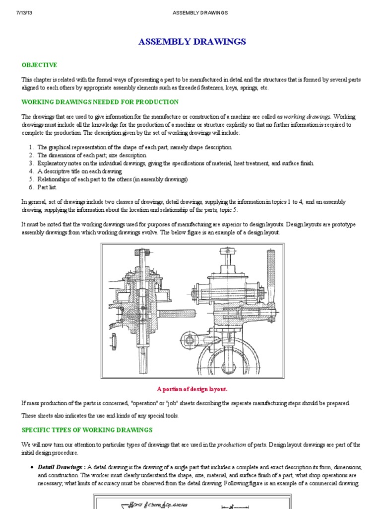 Assembly Drawings | PDF | Industries | Production And Manufacturing