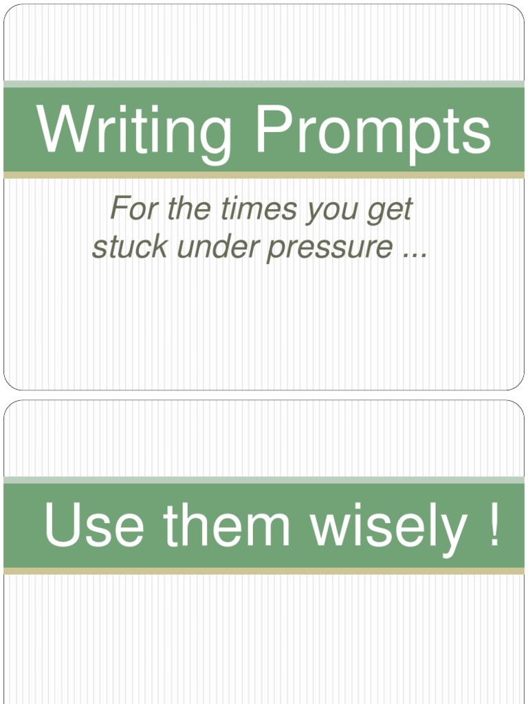 Writing Prompts | PDF | Aids | Poverty