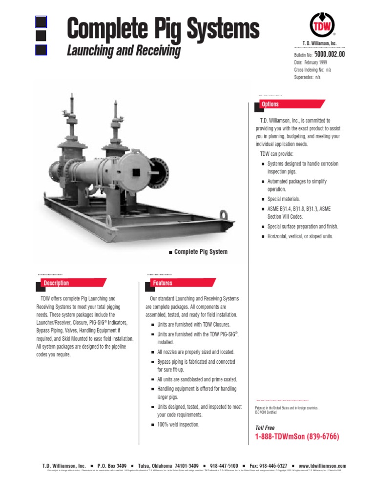 Complete Pig Systems: Launching and Receiving | PDF | Mechanical ...