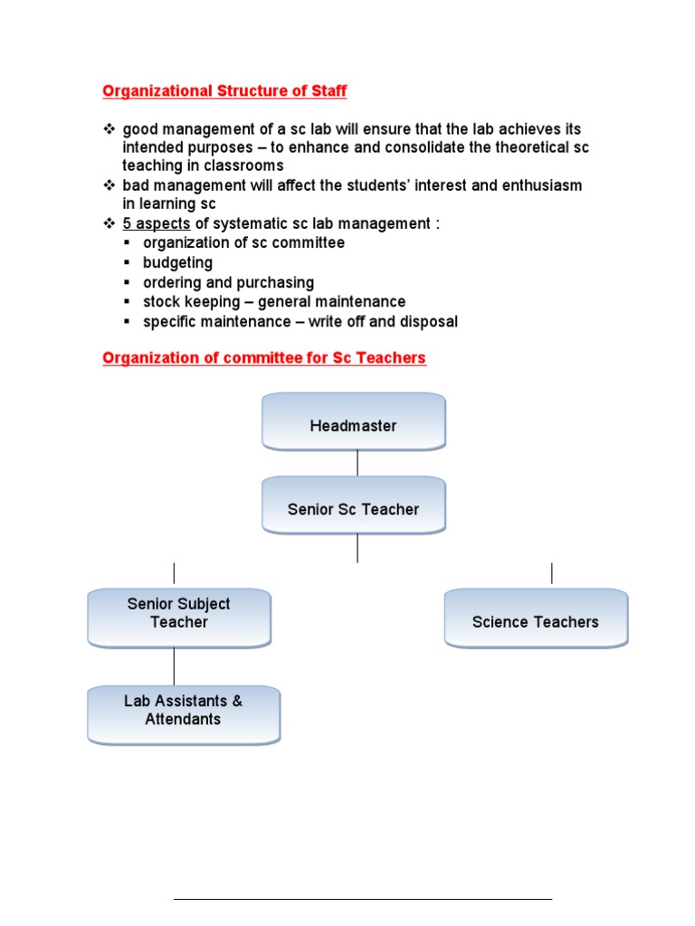 2 Organizational Structure of Staff | PDF
