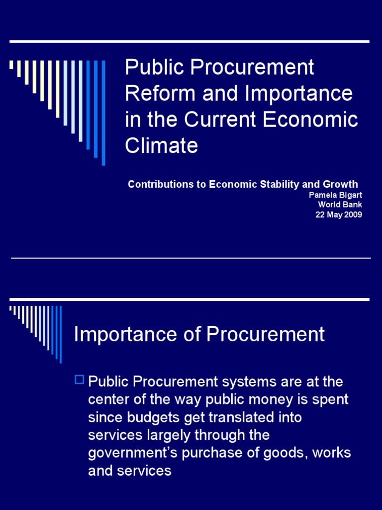 Friday - 915 Public Procurement Reforms - Bigart | PDF | Governance ...