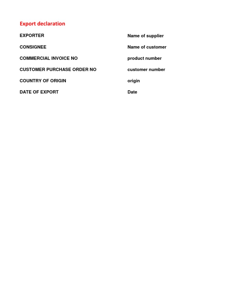 Export Document | PDF