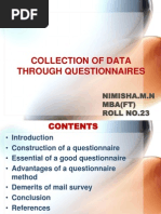 Methods of Data Collection | PDF | Questionnaire | Evaluation Methods
