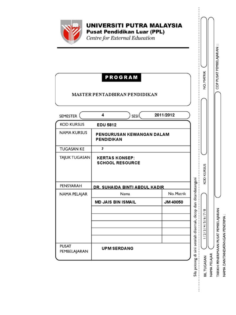 Contoh Kertas Konsep | PDF