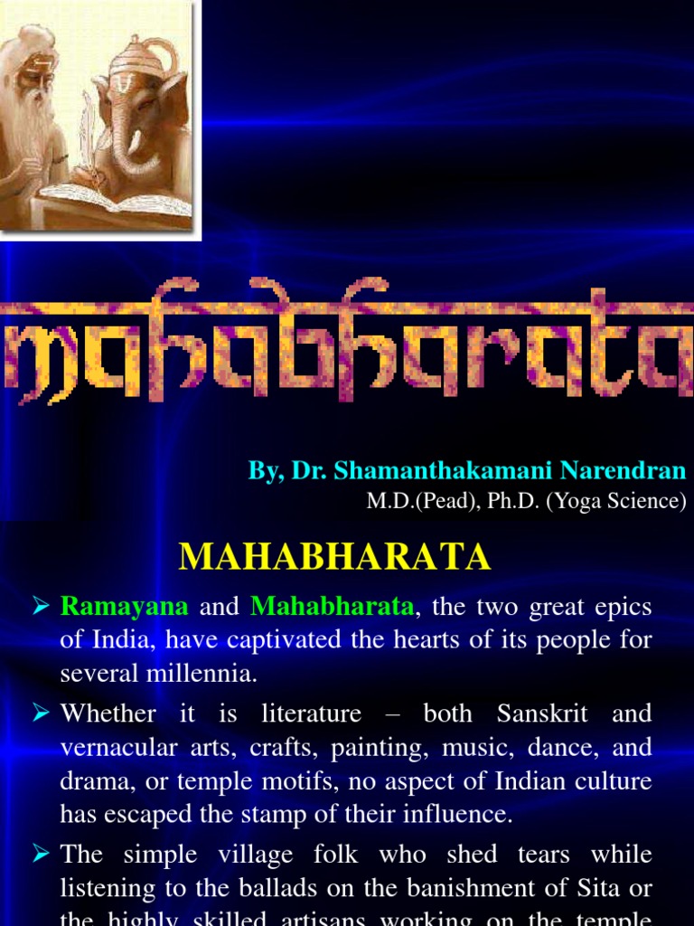 Mahabharat ppt | Mahabharata | Krishna
