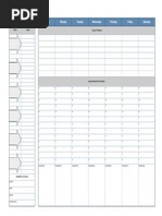 7 Habits Weekly Planner Clean Template | PDF | Sports