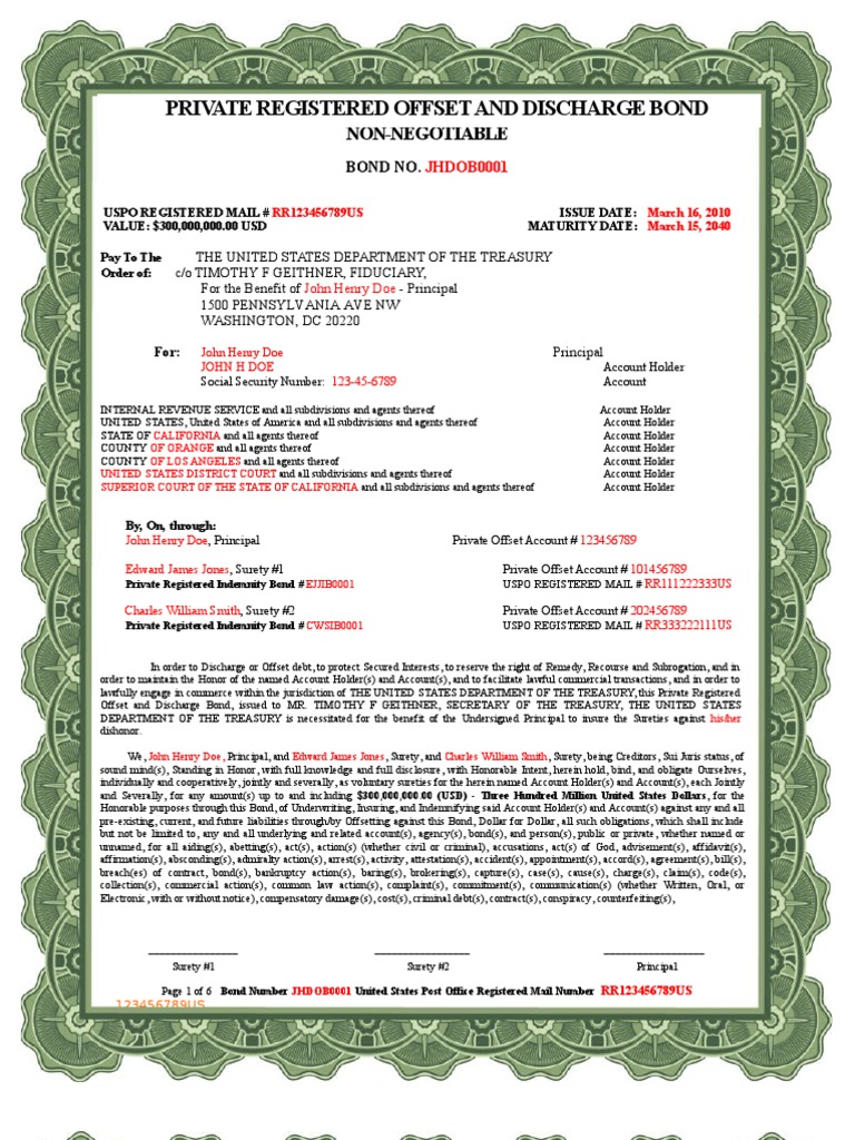 3 Offset Bond | PDF | Surety Bond | Subrogation