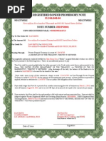 Registered Bonded Promissory Note | PDF | Bonds (Finance) | Promissory Note