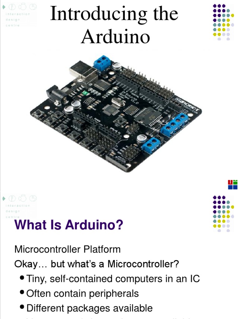 Arduino Training - Day 2.ppt | Arduino | Microcontroller
