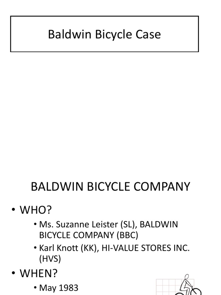 Baldwin Bicycle's Hi-Valu Proposal Analysis | PDF | Inventory | Inflation