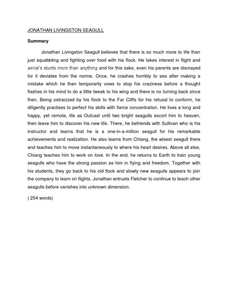 Jonathan Livingston Seagull | PDF