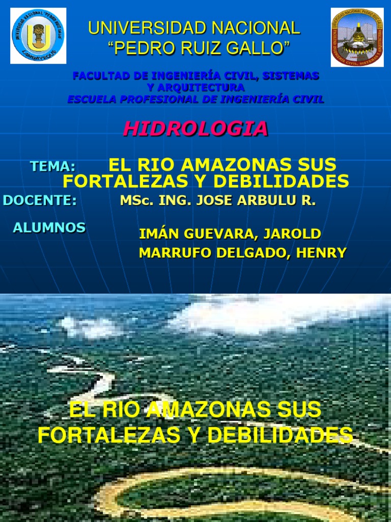 Características del Río Amazonas | PDF | río Amazonas | Geografía Física