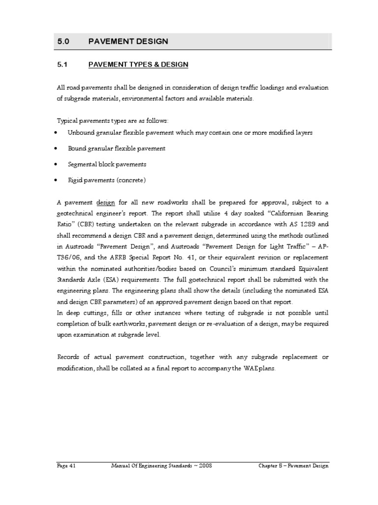Details of CC Pavement Design | PDF | Road Surface | Concrete