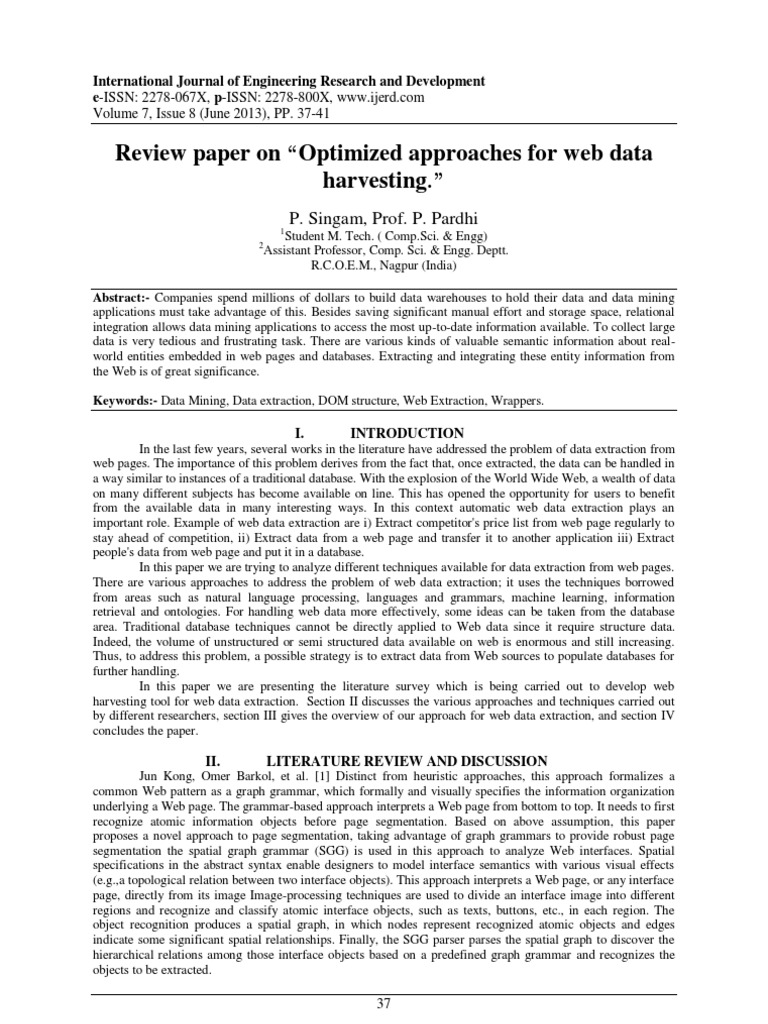 International Journal of Engineering Research and Development (IJERD ...