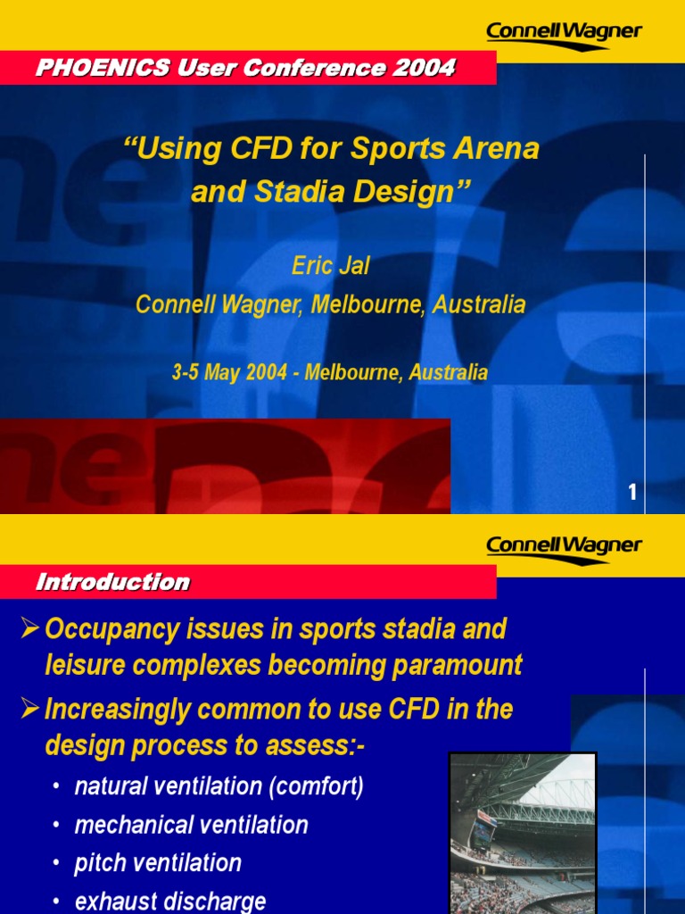 CFD in Sports Arena Design | PDF | Ventilation (Architecture) | Stadium