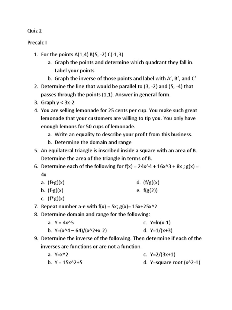 AMC MATH 2013 Quiz3 | PDF | Graph (Mathematics) | Trigonometric Functions