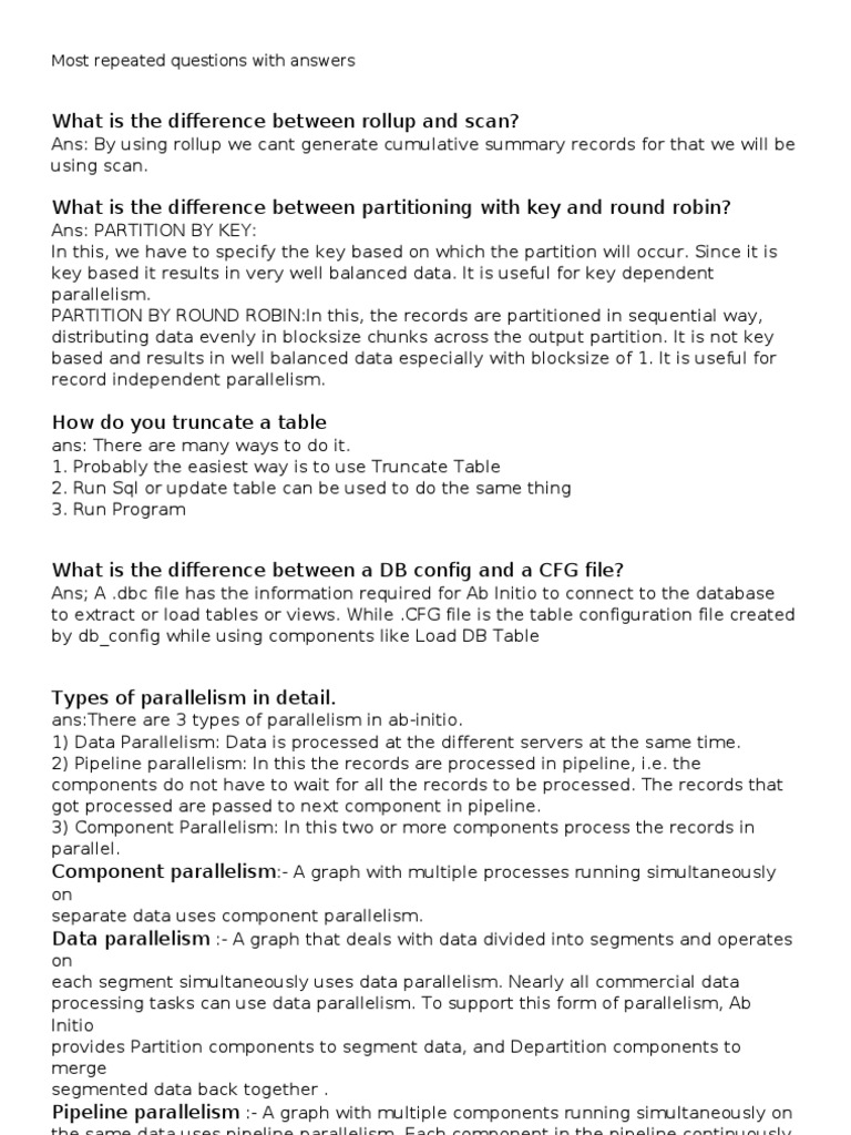 Ab Initio Most | PDF | Parameter (Computer Programming) | Parallel Computing