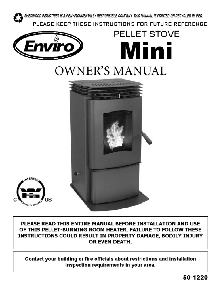 Mini Owners Manual | PDF | Stove | Thermostat