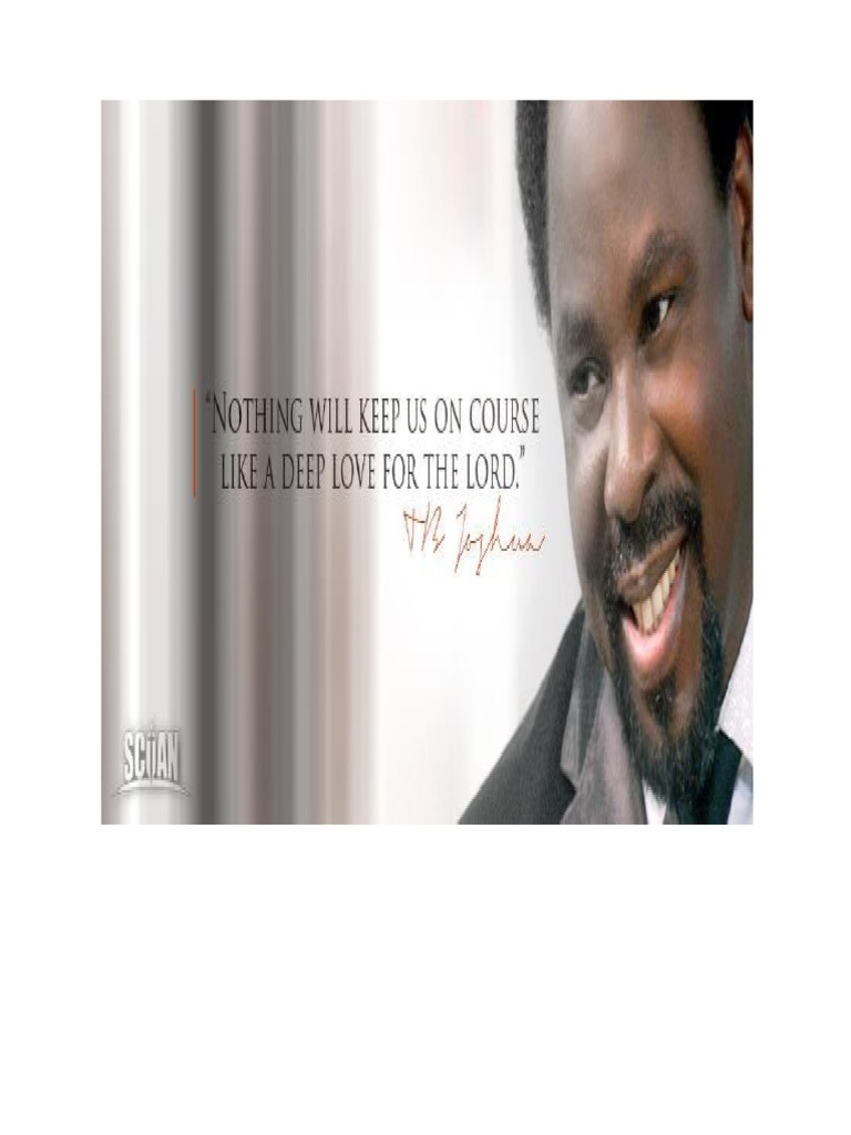 TB. Joshua July | PDF | Faith | Jesus