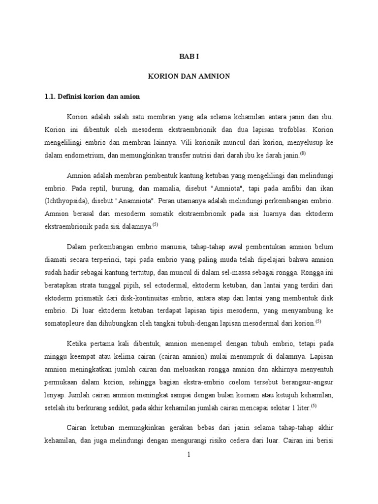 REFERAT Korioamnionitis | PDF