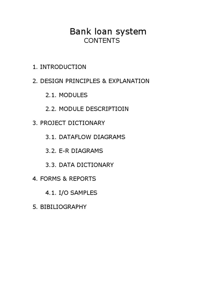 Bank Loan System (Document) | PDF | Class (Computer Programming ...