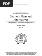 Dharavi Master Plan | PDF | Urban Planning | Sustainability