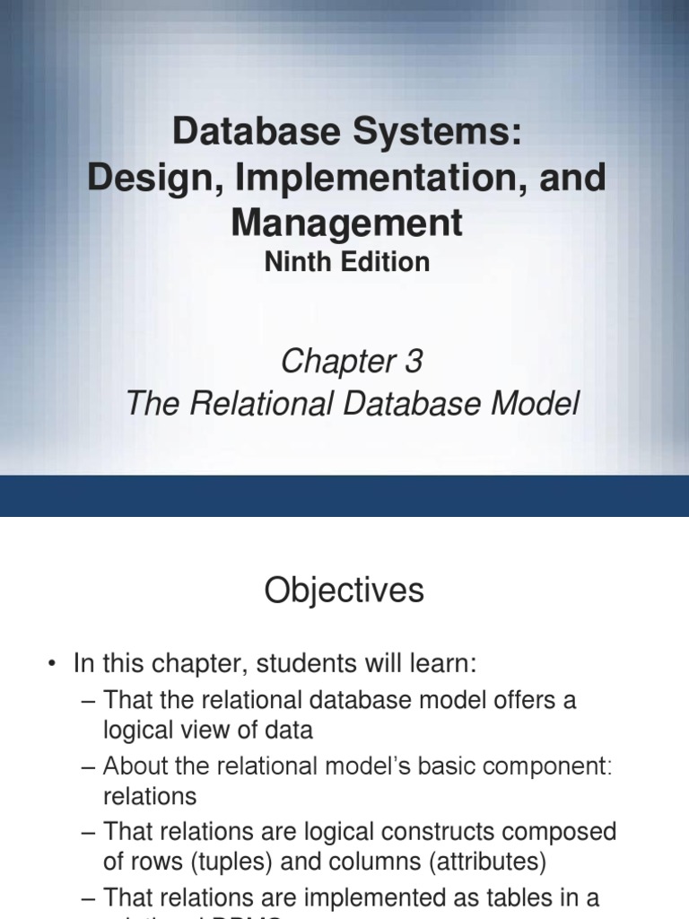 Database Systems: Design, Implementation, and Management: The ...