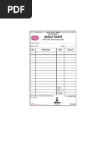 Hotel Bill Format | PDF | Business