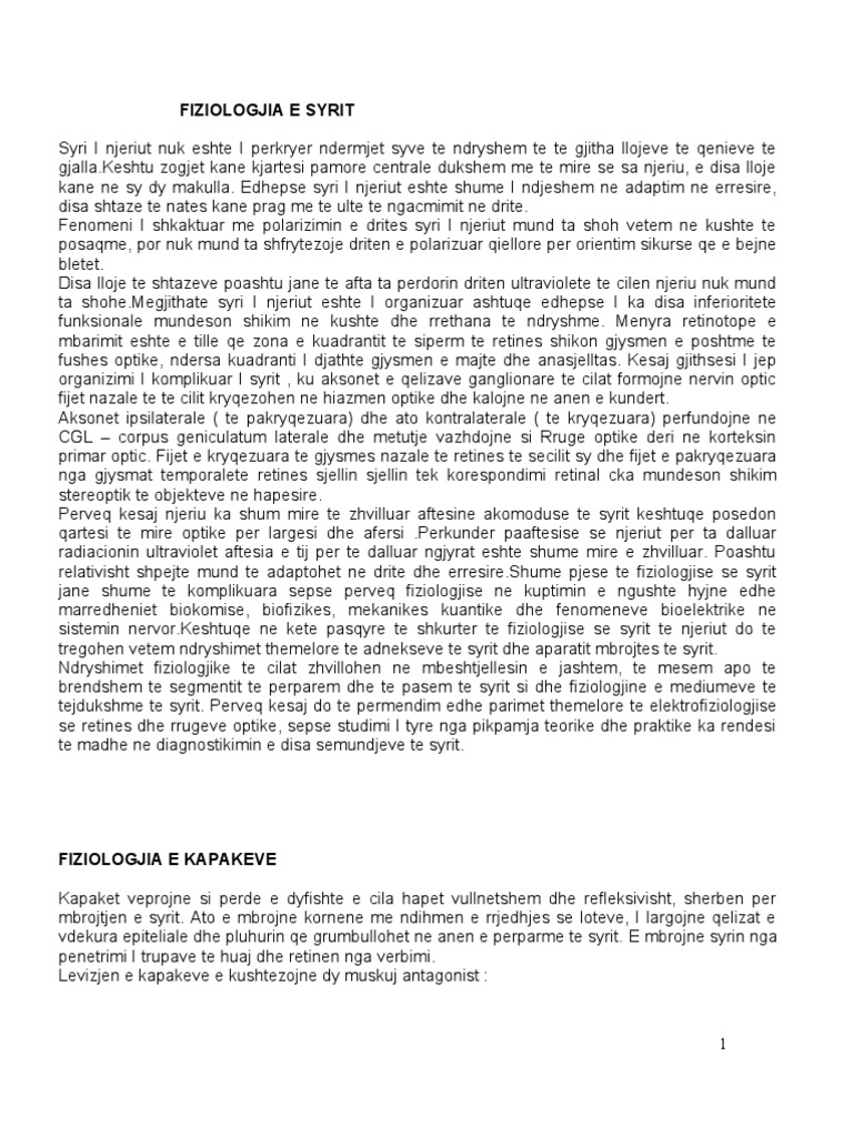 Fiziologjia e Syrit | PDF