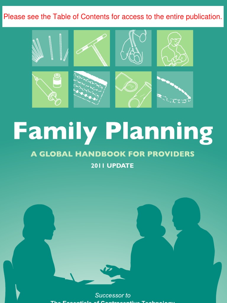 Family Planning Handbook WHO 2011 | PDF